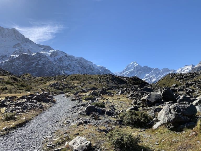 Hiking the Kea Point Track | Mount Cook National Park | New Zealand