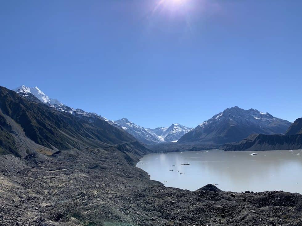 Blue Lakes and Tasman Glacier View Track & Tasman Lake Track