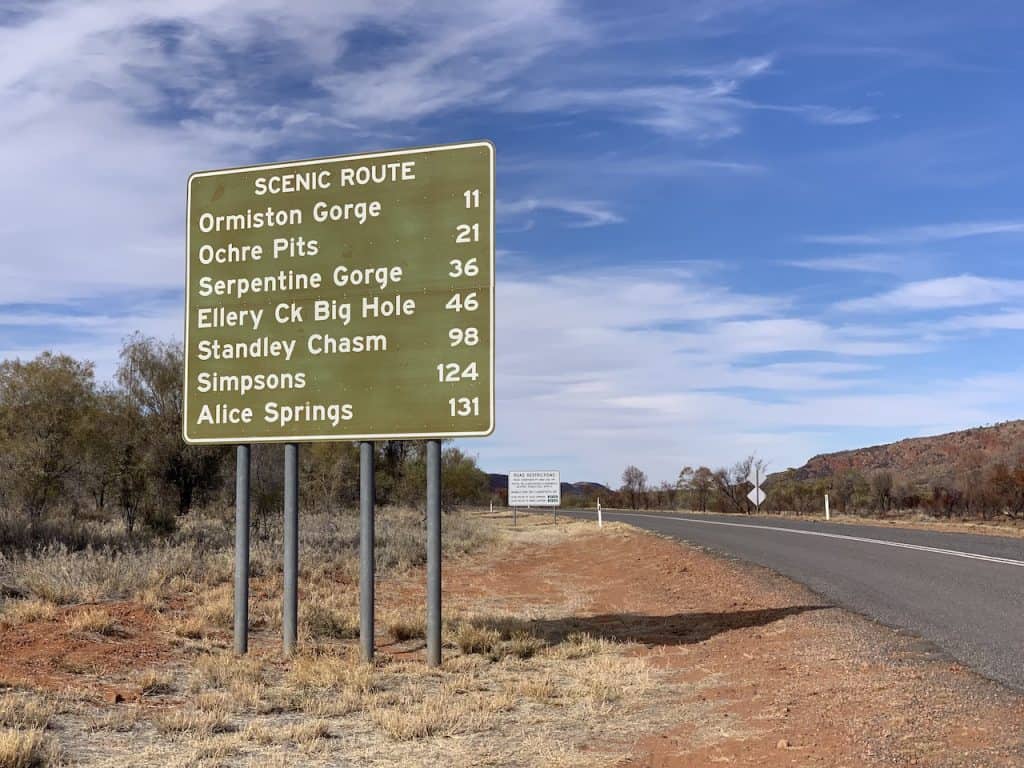 An IDEAL WEST MACDONNELL RANGES Itinerary | Map & Things To Do