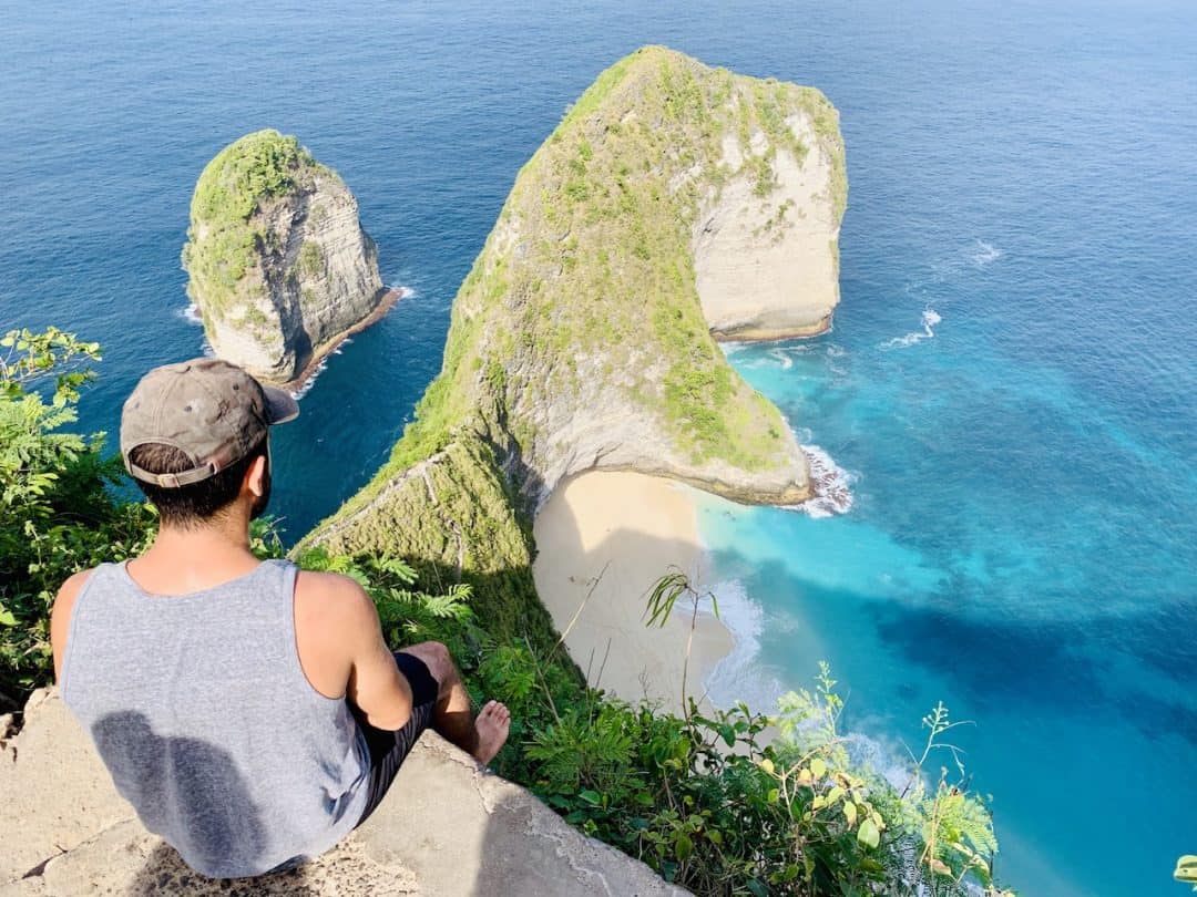 A Kelingking Beach Nusa Penida Overview | Secret Point T Rex Beach