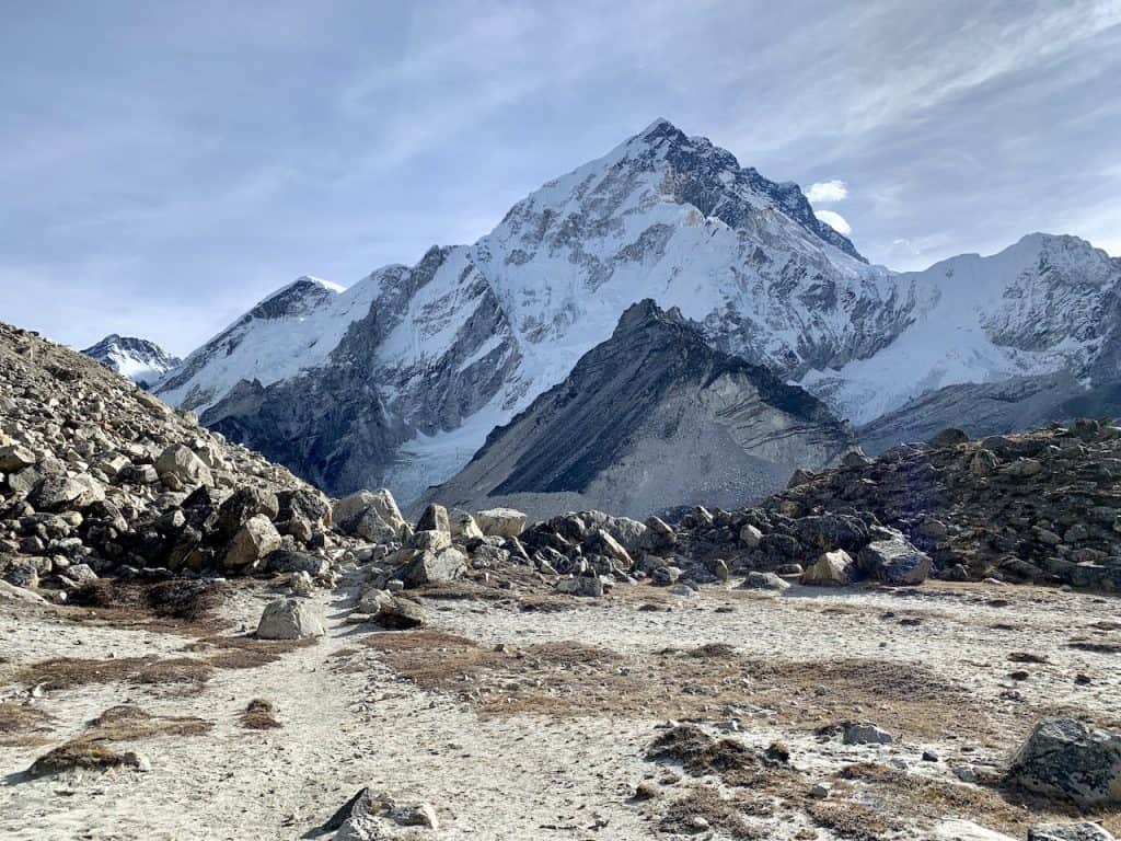 Lobuche to Gorak Shep Trekking Guide | Distance, Elevation, Time & Map