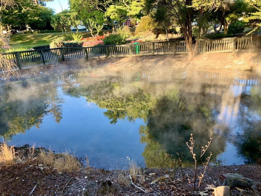 A Journey Through Kuirau Park in Rotorua | Mud Pools & Geothermal Lake