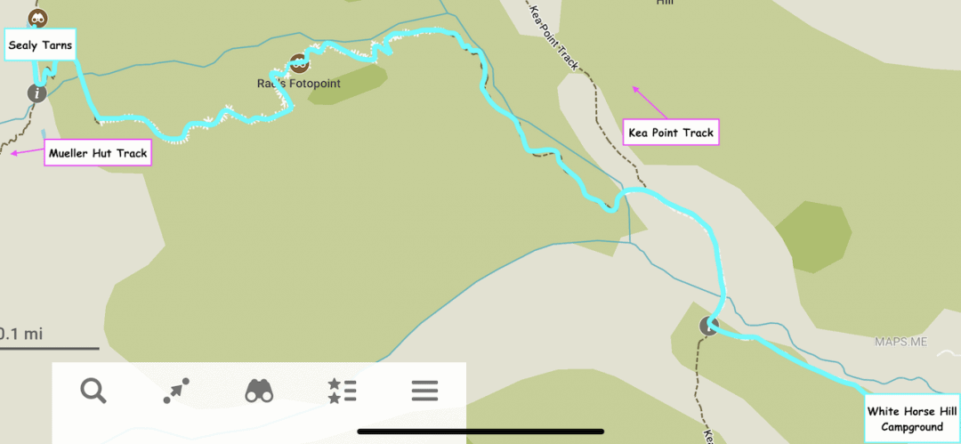 A Sealy Tarns Track Hiking Guide of Mount Cook National Park + MAP