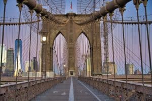 Where to Find the Brooklyn Bridge Pedestrian Entrance on BOTH Sides