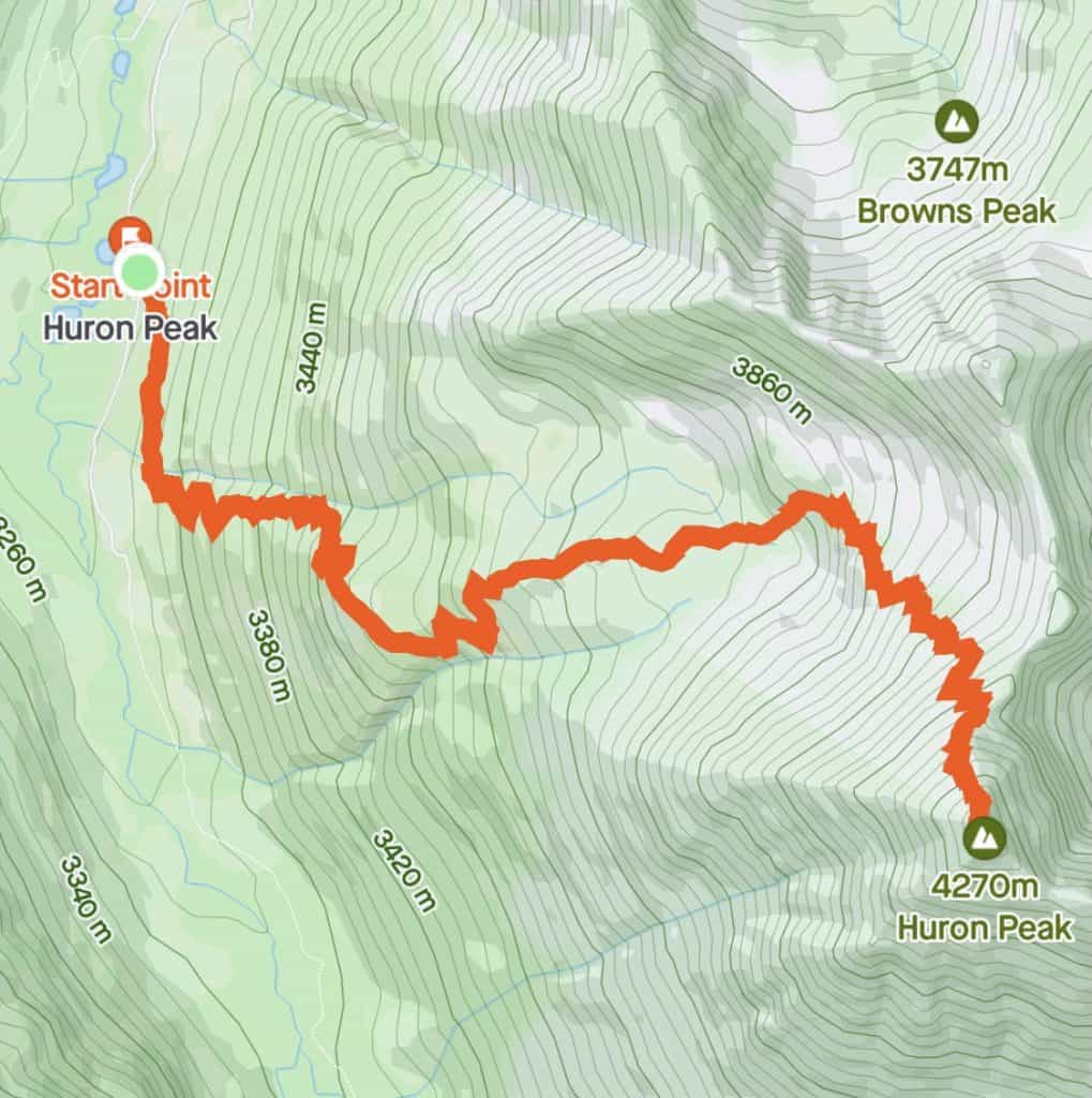 Hiking Huron Peak in Colorado 14er | Trailhead, Difficulty, Map & More