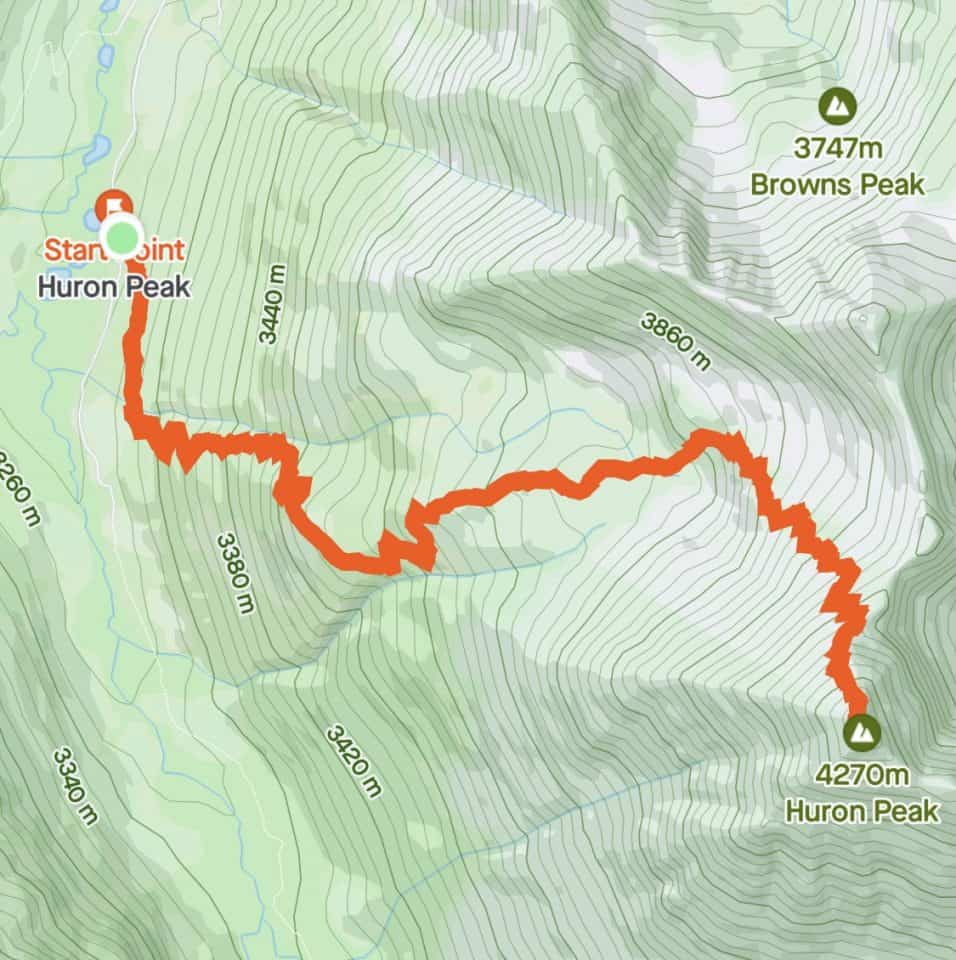 Hiking Huron Peak in Colorado 14er | Trailhead, Difficulty, Map & More