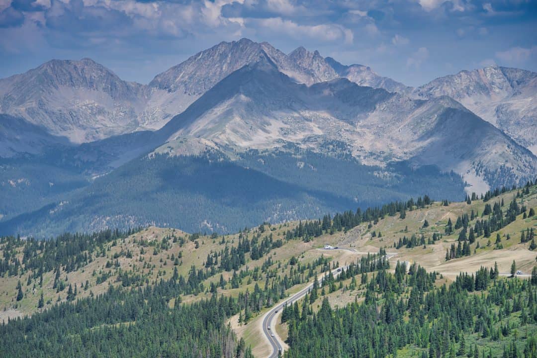 A Scenic Drive On Cottonwood Pass Of Colorado Trails Views And Map