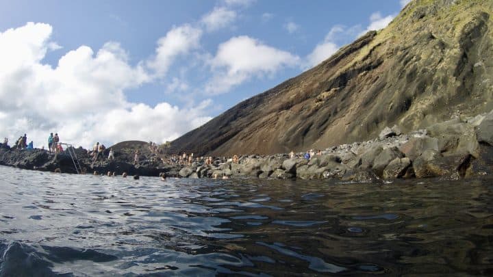 The Relaxing Ponta da Ferraria Hot Springs Sao Miguel Azores | TripTins