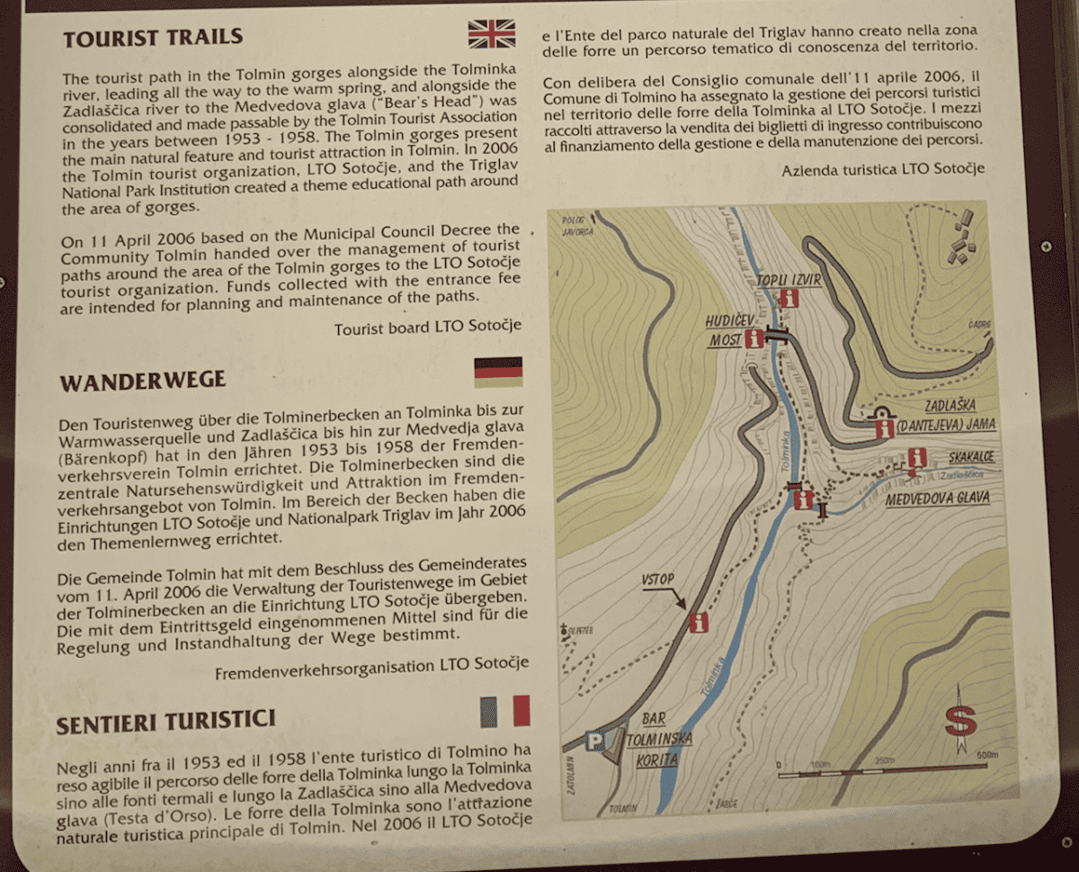 Tolmin Gorges of Slovenia – Trail Guide, Map, & Helpful Tips | TripTins