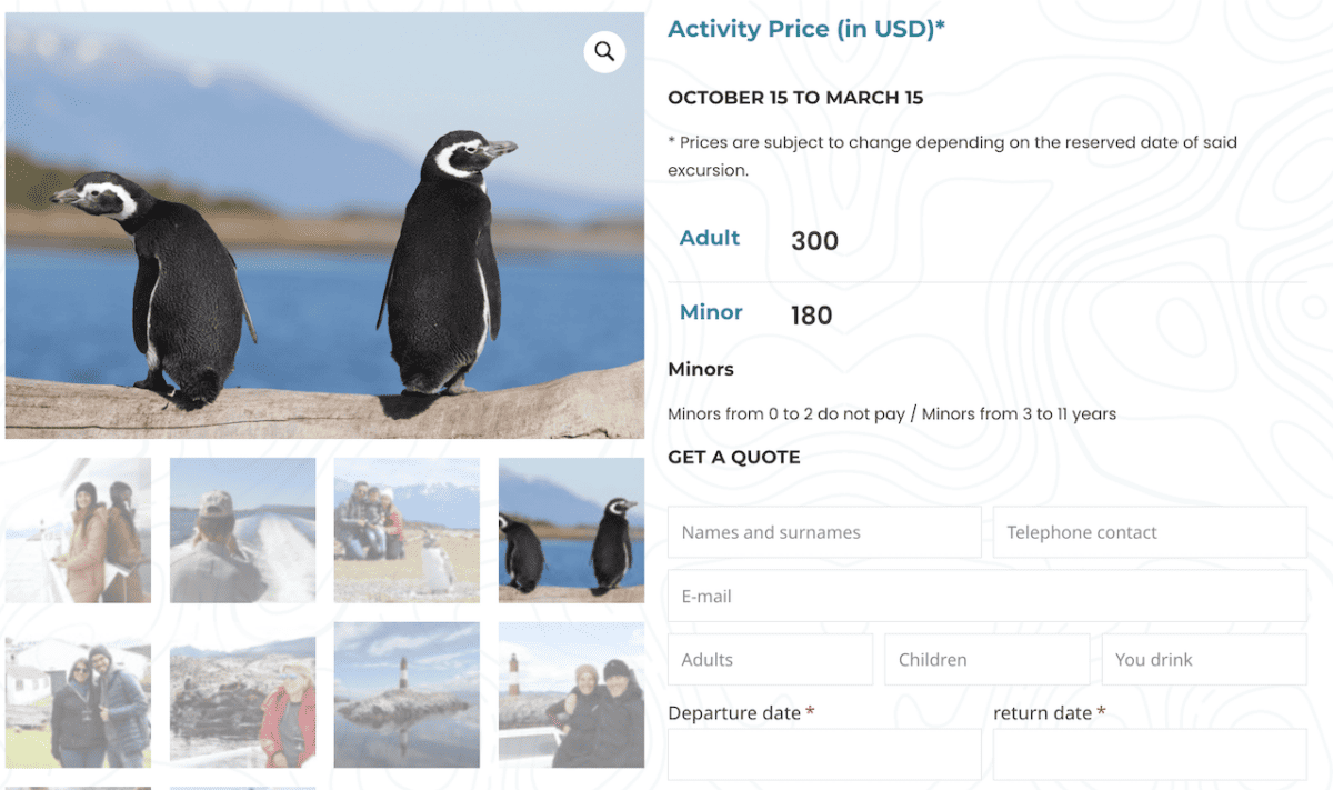 A Full Day Ushuaia Penguins Tour on the Beagle Channel & Martillo Island