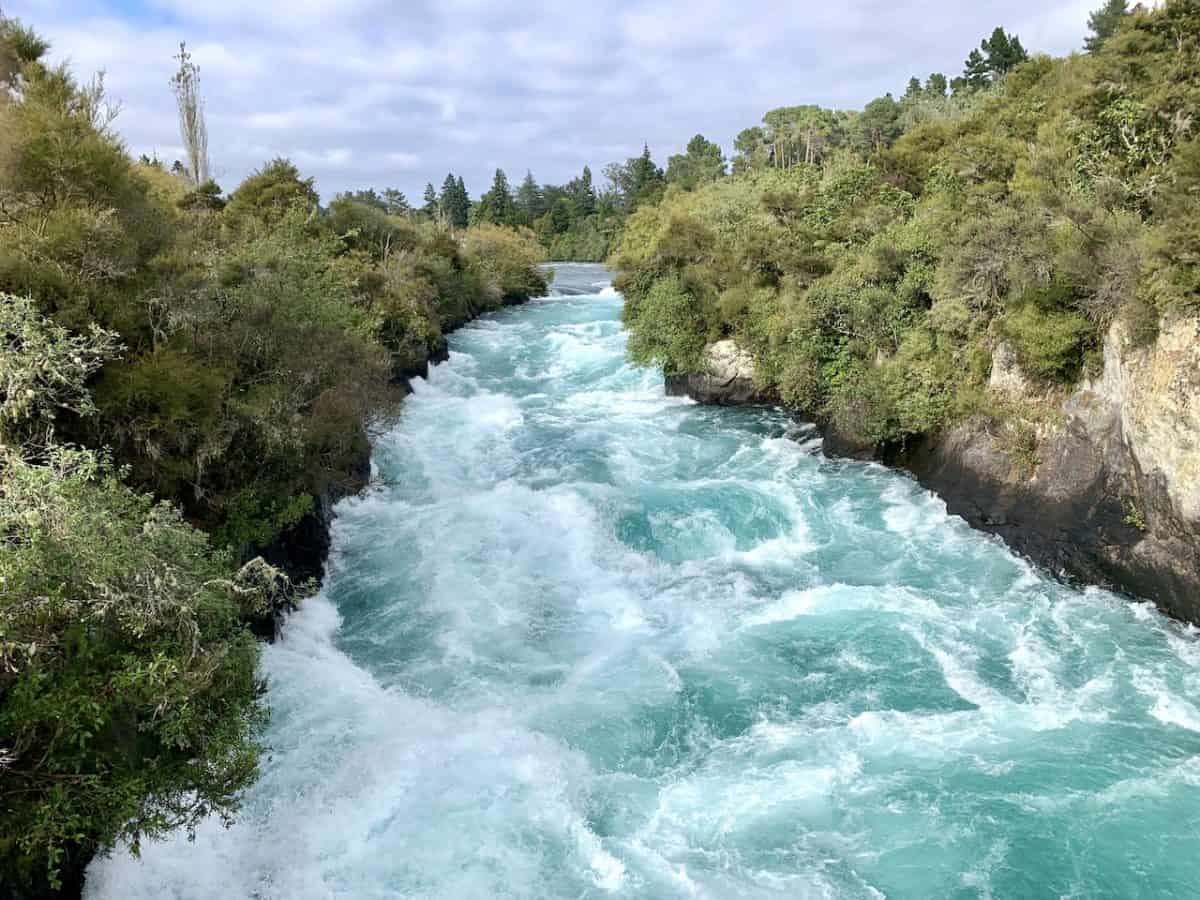 The Huka Falls Walk & Huka Falls Lookout of Taupo, NZ | TripTins