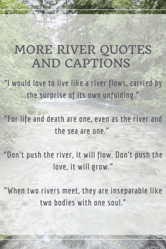 75+ Beautiful River Quotes & Captions (for Instagram & Inspiration)