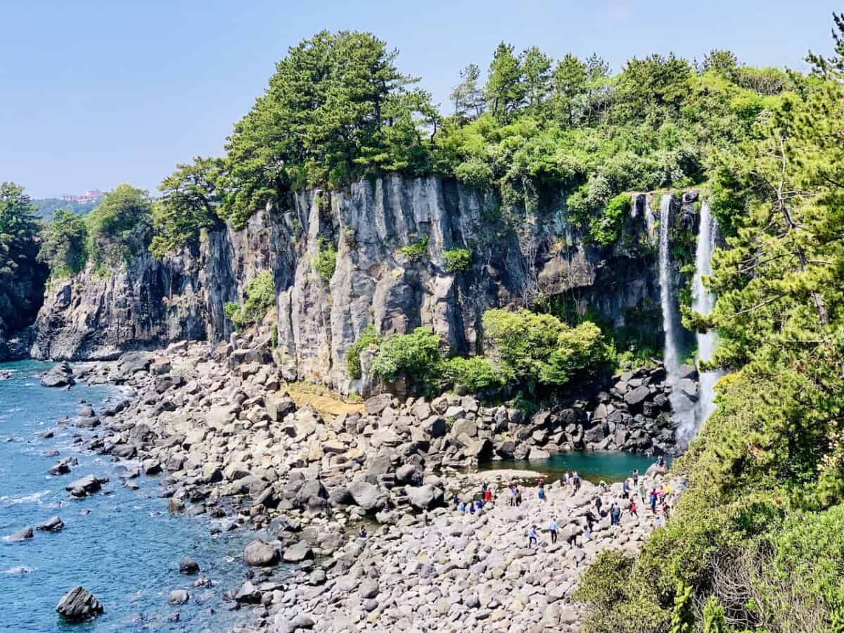Jeongbang Waterfall Complete Guide (Jeju’s BEST Waterfall)